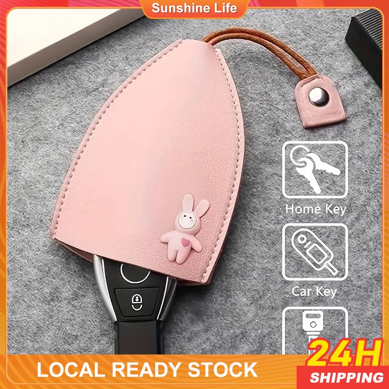 Unisex Pull Type Key Bag/ Cartoon Animal PU Leather Car Key Case Holder / Cute Pull Out Key ...