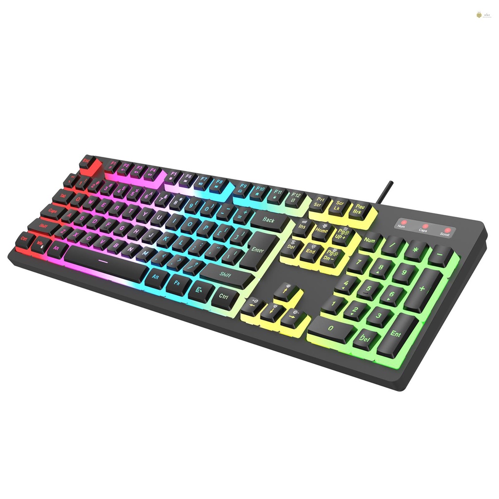 [Ready Stock]HXSJ L200 RGB Keyboard 104-Key Wired Gaming Keyboard ...