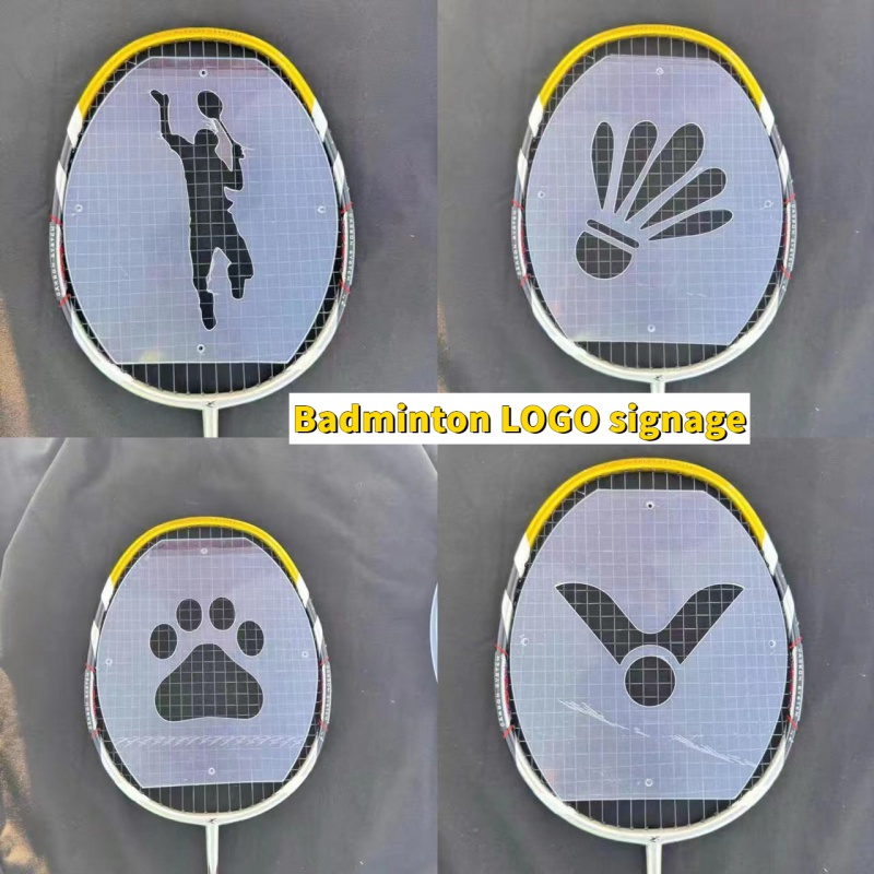 Badminton Racket LOGO Plastic Marking Board Tennis Racket LOGO Marking ...