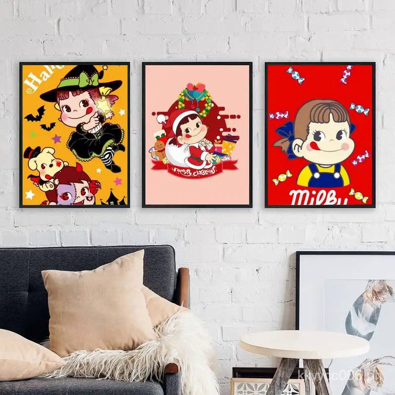 Milky Peko POSTER Poster Kraft Paper Vintage Poster Wall Art Painting ...