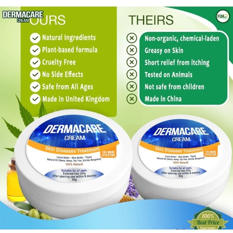 DERMACARE CREAM -Eczema Skin Cream Chinese Herbal Compound Eczema Cream ...