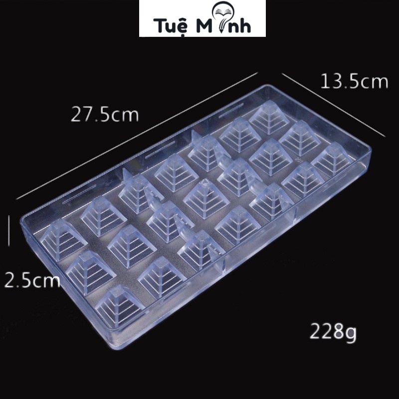 Pyramid-shaped Chocolate Mold And Chocolate Mold Made From Pyramid ...