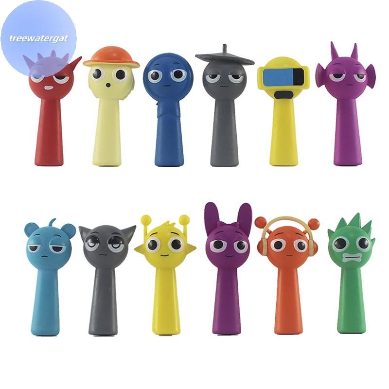 TEGAT Hot 12pcs/set Sprunki Figures Mode Toys Sprunki Incredibox Action ...