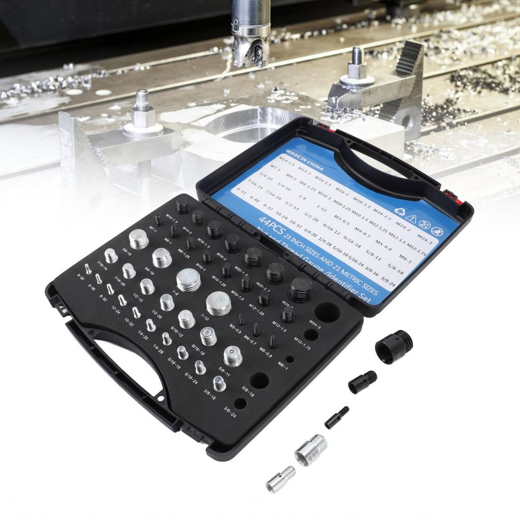 Bestchoices Nut and Bolt Thread Checker 44 PCS Gauges Individually ...