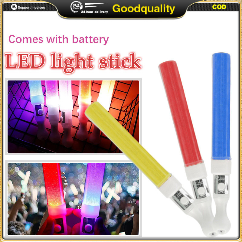 LED Glow Stick Luminous Concert Cheering Tube Wedding Party Light Stick ...