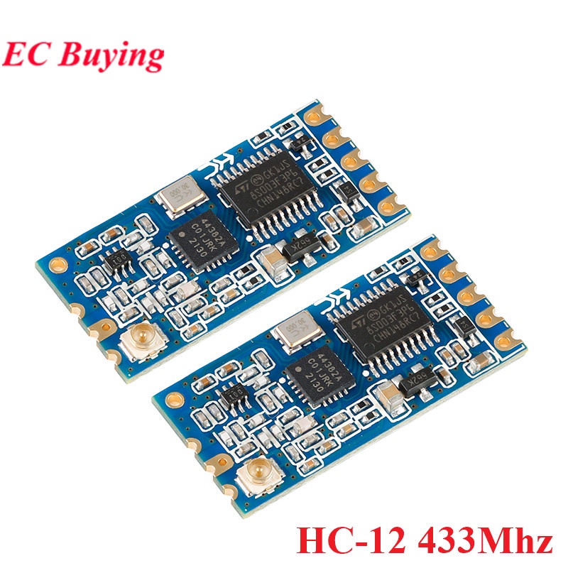 2pcs/1pc HC-12 433Mhz SI4438 Wireless Serial Port Module 1000m UART 3 ...
