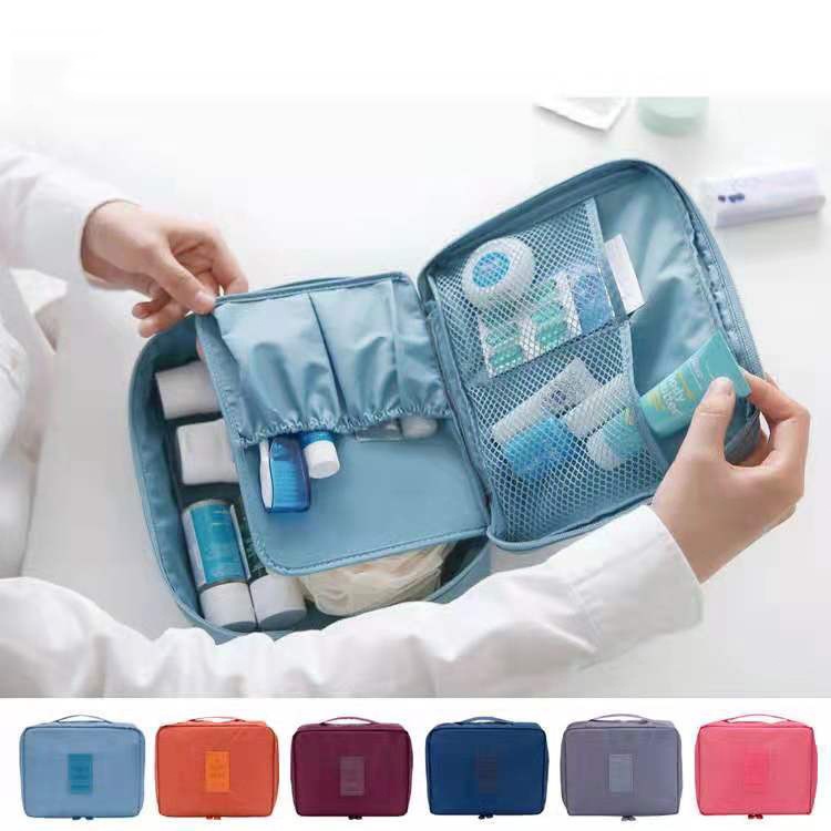 Multi bag travel pouch Make up organizer cosmetic hygiene kit pouch ...