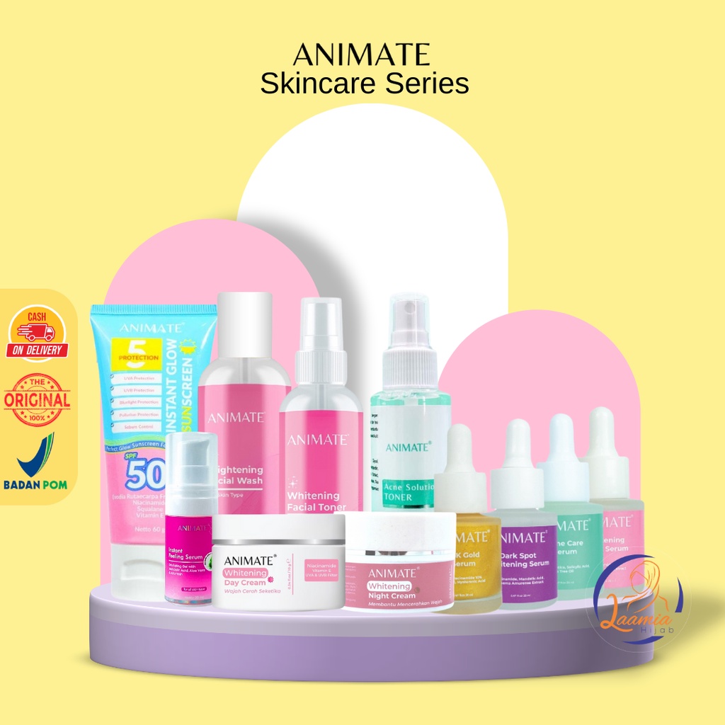 Animate Serum Facial Essence Cream - Acne Darksport Vitc | Shopee ...