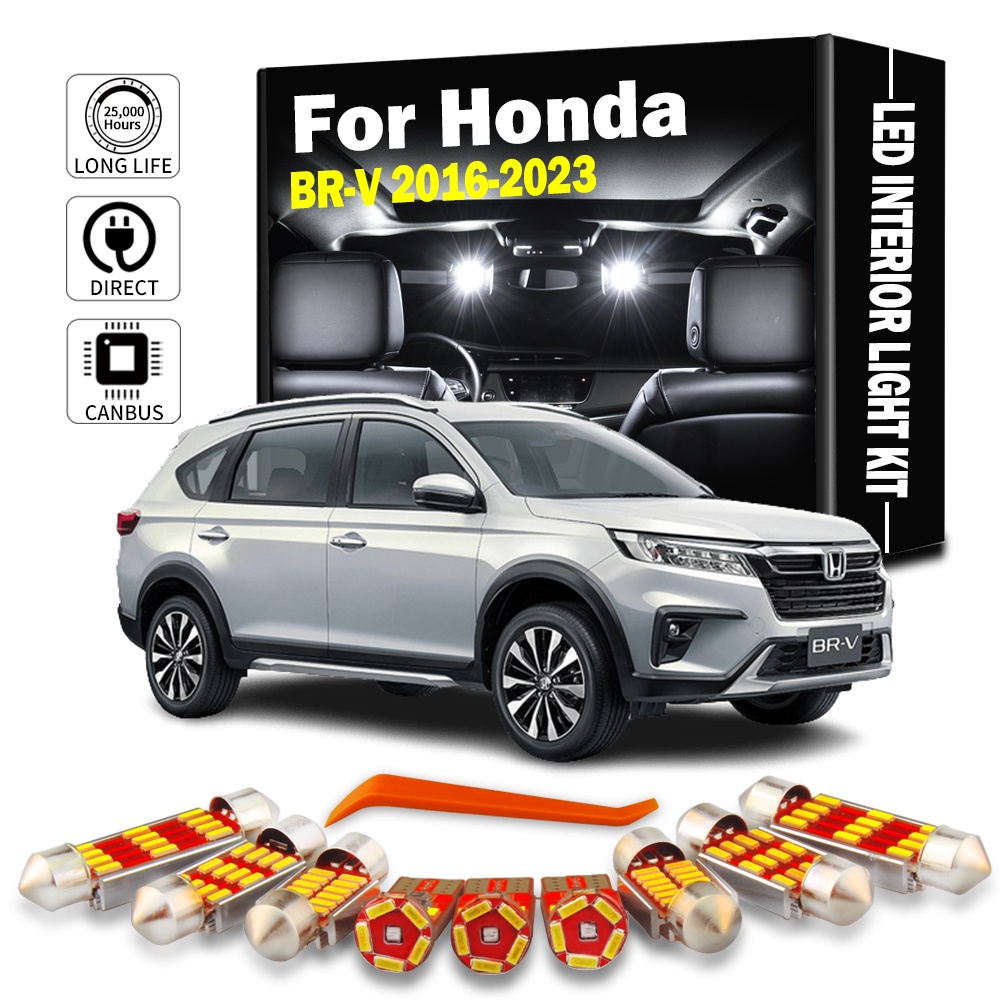 10Pcs Canbus LED Interior Map Dome Light Kit For Honda BRV BR-V 2016 ...