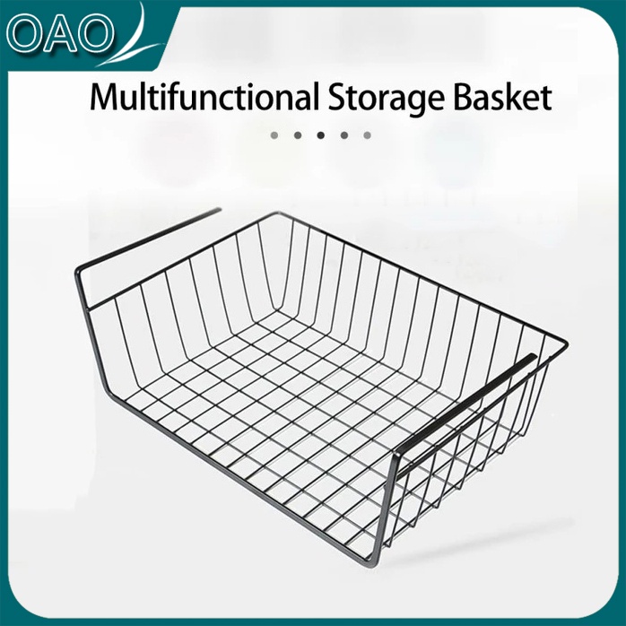 OAO Under Shelf Basket Table Storage Desk Organizer Kitchen Cabinet ...