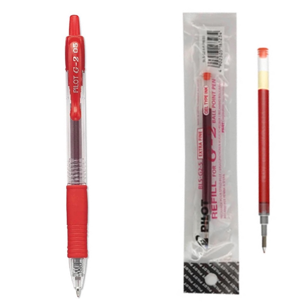 Pilot G2 Retractable Roller Ball Pen | Refill | 0.5mm 0.7mm 1.0mm | BL ...
