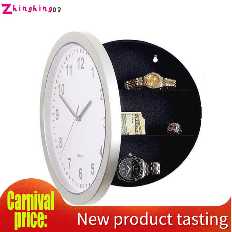 ★zhinghing02★ Wall Clock Hidden Safe,Clock Safe Secret Safes Hidden ...