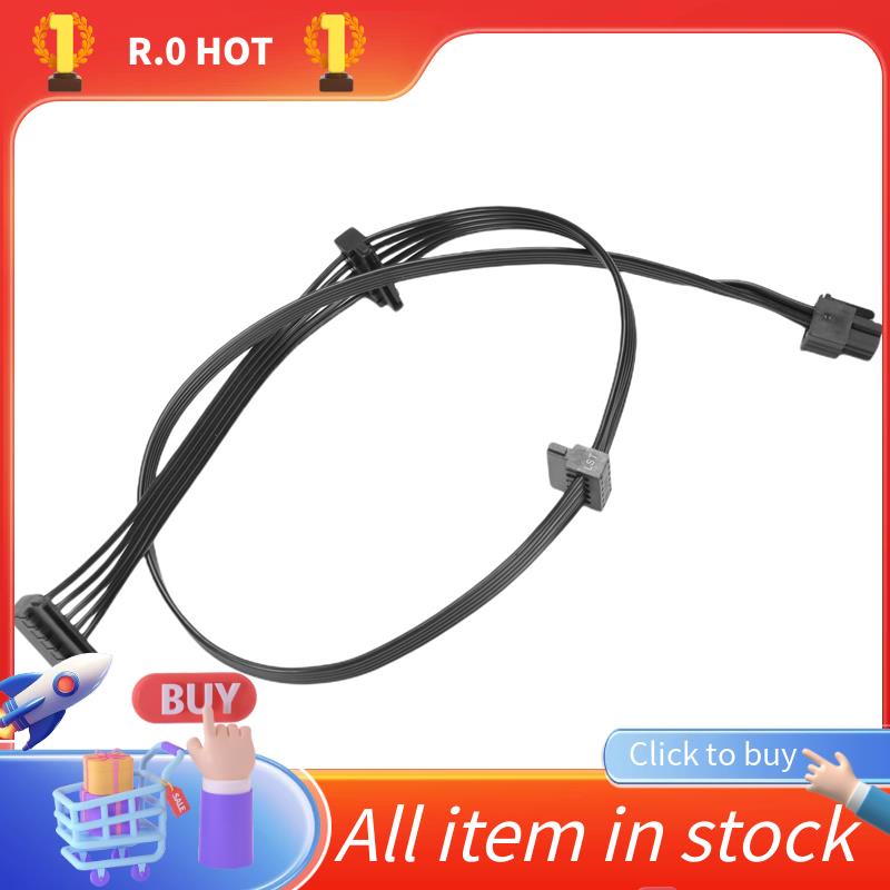 PCIe 6Pin Male to 3 SATA Power Supply Cable for Seasonic Focus Plus ...