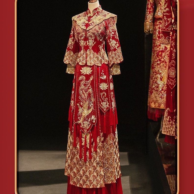 Xiuhe Clothing Bride 2023 New Style High-End Wedding Chinese Wedding ...