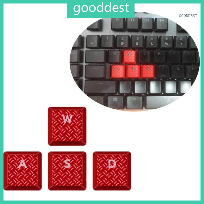 GOO Texture Non-slip WASD Backlit Gaming Keyboard Keycap OEM Profile ...