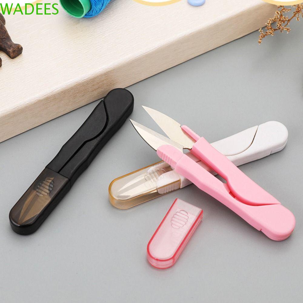 WADEES Thread Clippers, Scissors Metal Yarn Shears, DIY U Shape Sharp ...