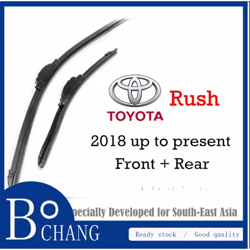 Bochang Toyota Rush Wiper Blade for 2018 to 2022 model RUSH Car Window Wipers Set (silicone ...