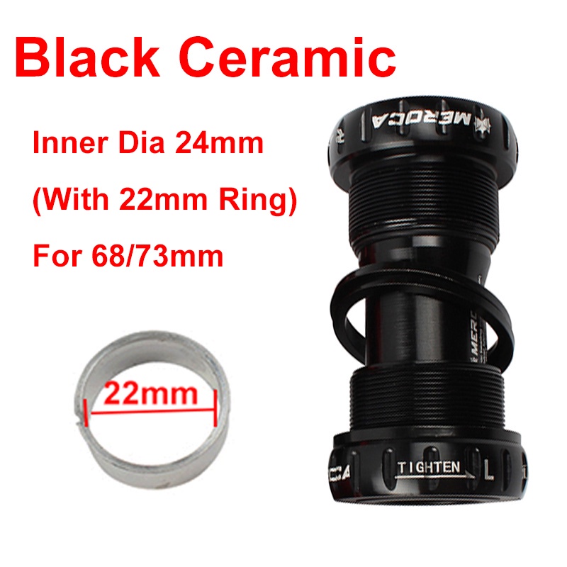 Shimano SM-BB52 Mountain Road Bike Bottom Bracket 68/73mm Deore Alivio Hollowtech II Bicycle MTB ...