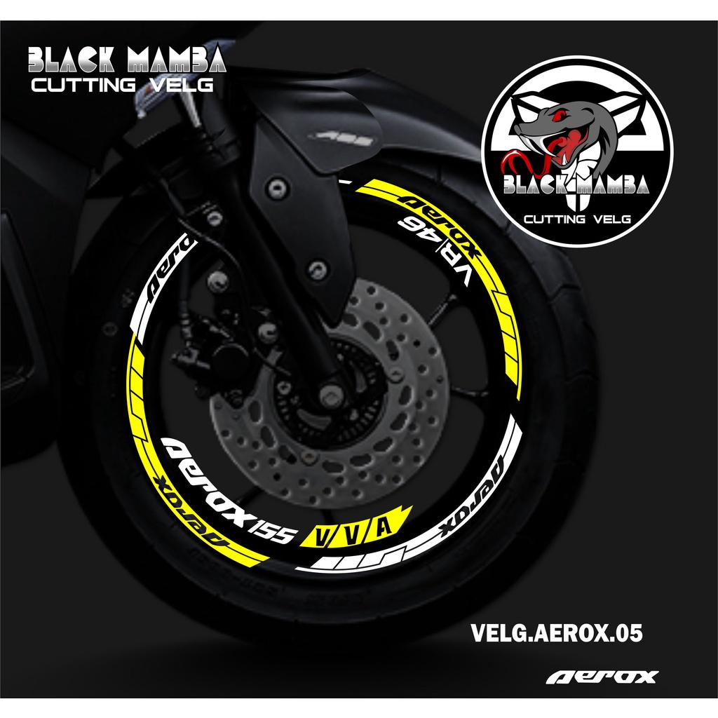 Aerox VELG STICKER - LIS STICKER LIST VARIATION TIRE/VEL YAMAHA AEROX ...