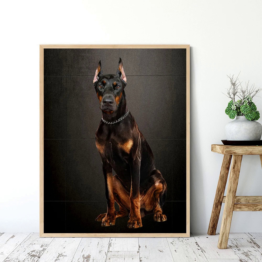 Magazine Cover Picture for Living Room Home Luxury Fashion Doberman ...