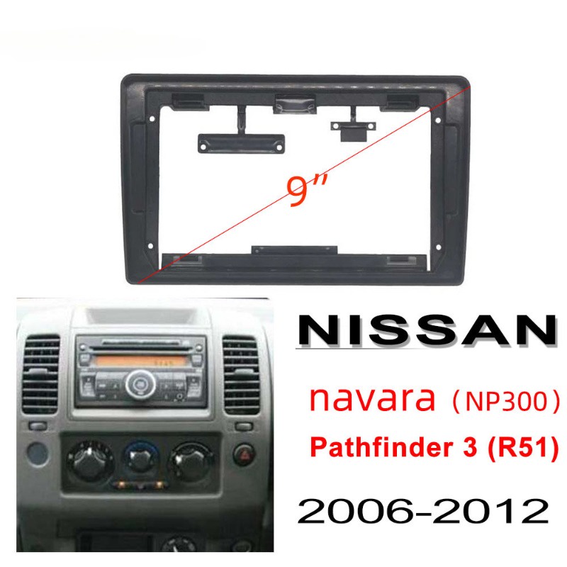 LT Honxun 9inch android head unit player fascia 2din radio frame car ...