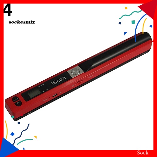 SX Portable 900DPI Handyscan Photo Document Book Scanner Handheld ...