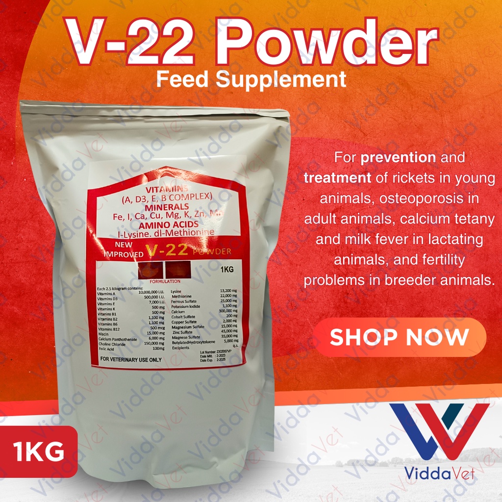 1 kg V22 vitamins powder 1 kilo V22 vitamins for gamefowl v22 vitamin ...