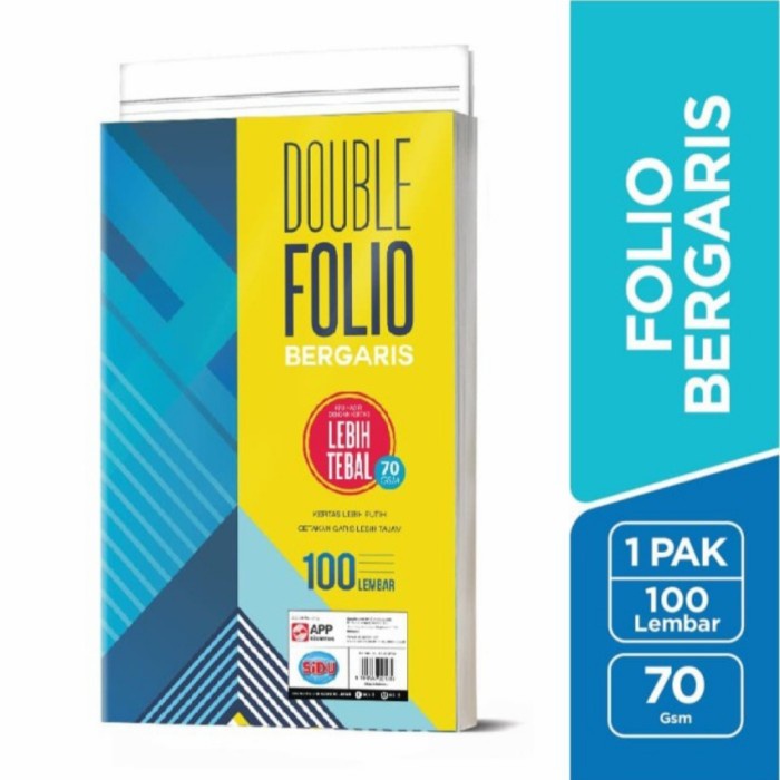 Sidu Line Double Folio Paper (Pack of 100 Sheets) | Shopee Philippines