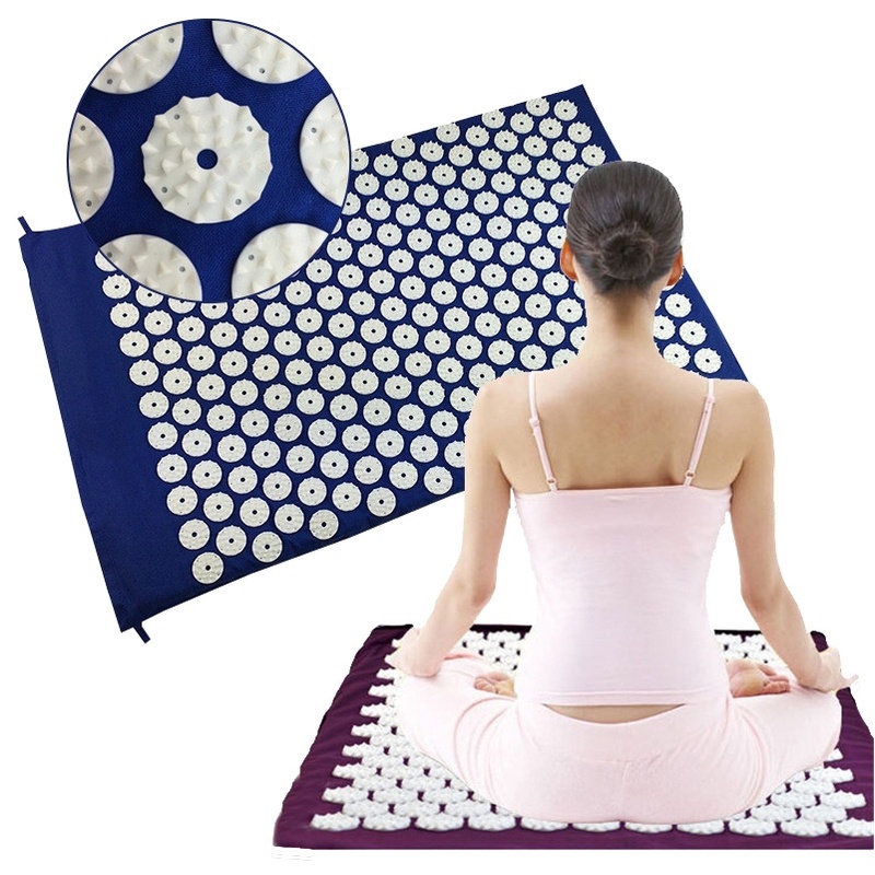 Massager Cushion Acupressure Mat Relieve Stress Pain Acupuncture Spike ...