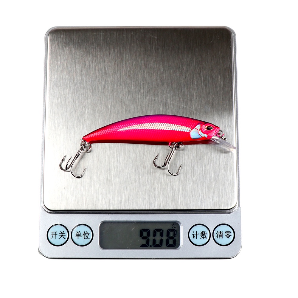 Fishing Gear 7cm/9g Minnow Sinking Fishing Lure Fishing Gear Ghost Shrimp Water Long Throw Lure ...