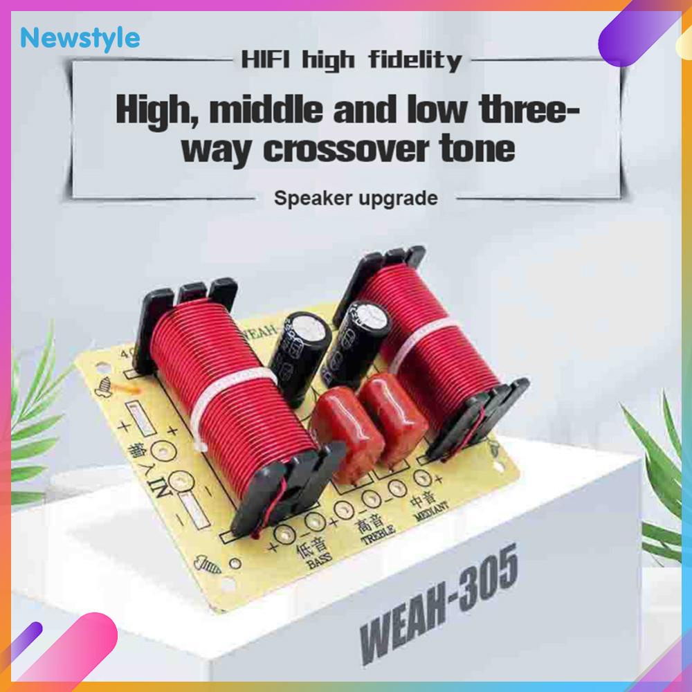3 Way Speaker Crossover Circuit Treble Midrange Bass Frequency Divider Kit | Shopee Philippines