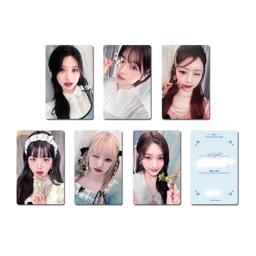 2-7pcs/set IVE selfie Lomo Cards HAPA KRISTIN 1st EP I'VE MINE ID Photo Photocards Special ...