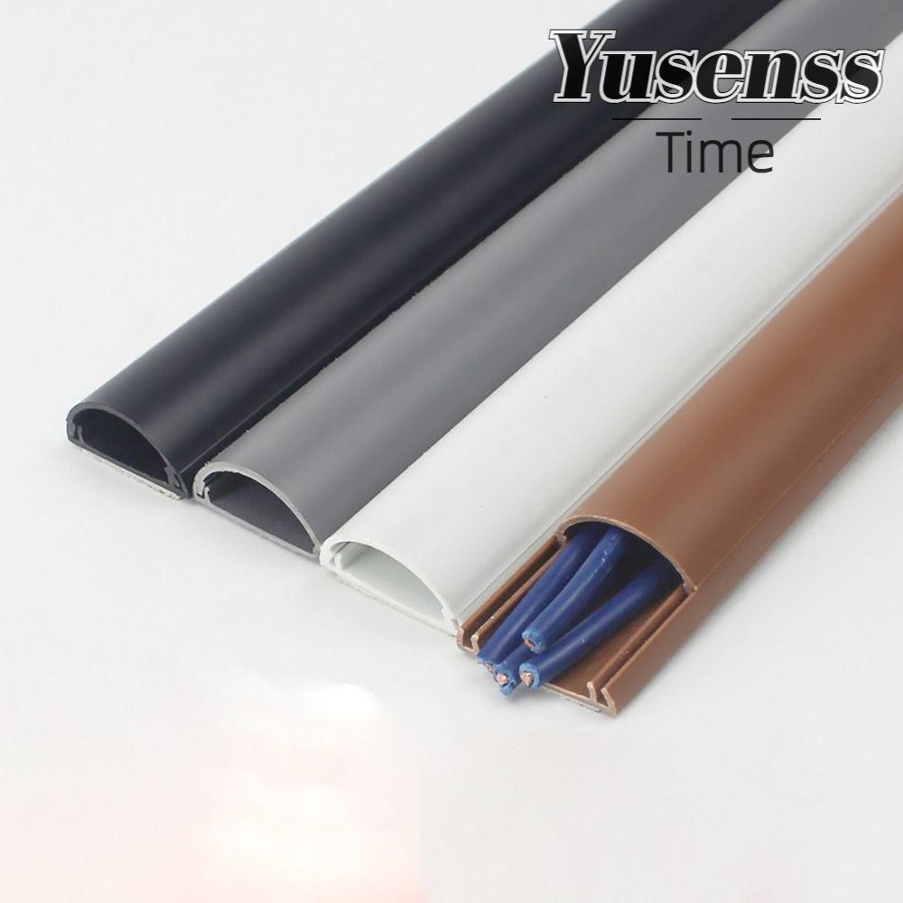 YUSENSS Floor Cord Cover, Anti-extrusion Arc Cord Protector, Cable ...