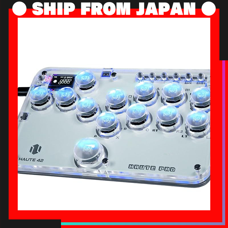 Haute42 Leverless Arcade Controller Ultra-Thin All-Button Arcade ...