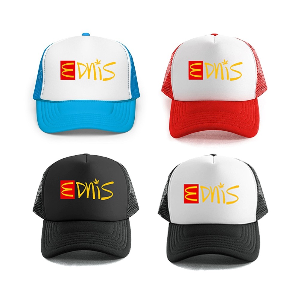 Mcdo Mc Donalds x EDNIS Kush Weed Baseball Trucker Mesh KUYA Dads Cap ...