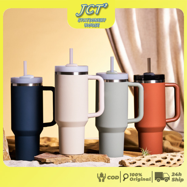 40oz Flowstate Tumbler Travel Mug Straw Covers Cup w/Lid Insulated ...