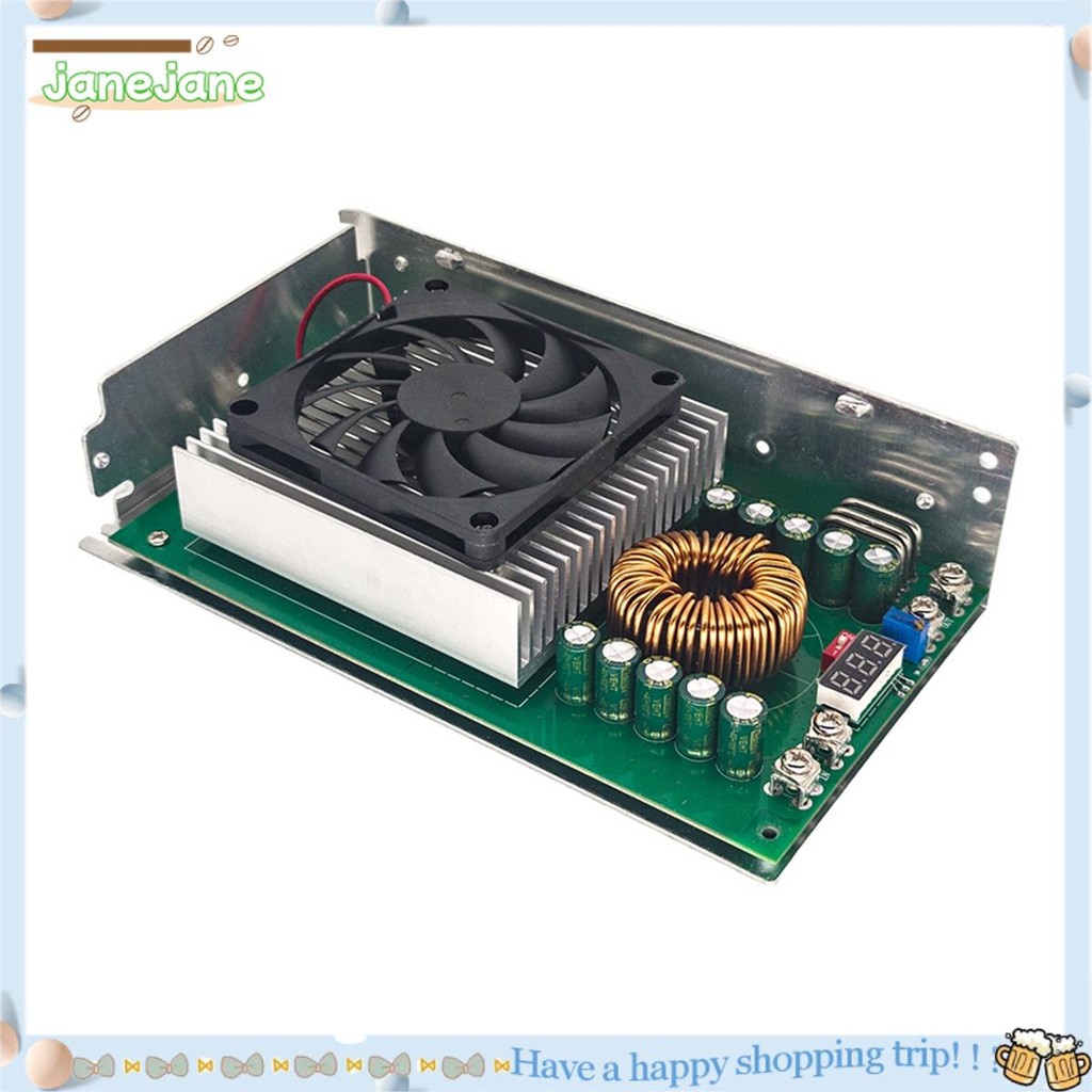 【janejane】1500W 50A High Power DC-DC Adjustable Modules Converter Power ...