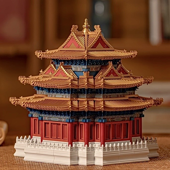 Forbidden City Compatible Lego Angle Building Blocks Chinese Ancient ...