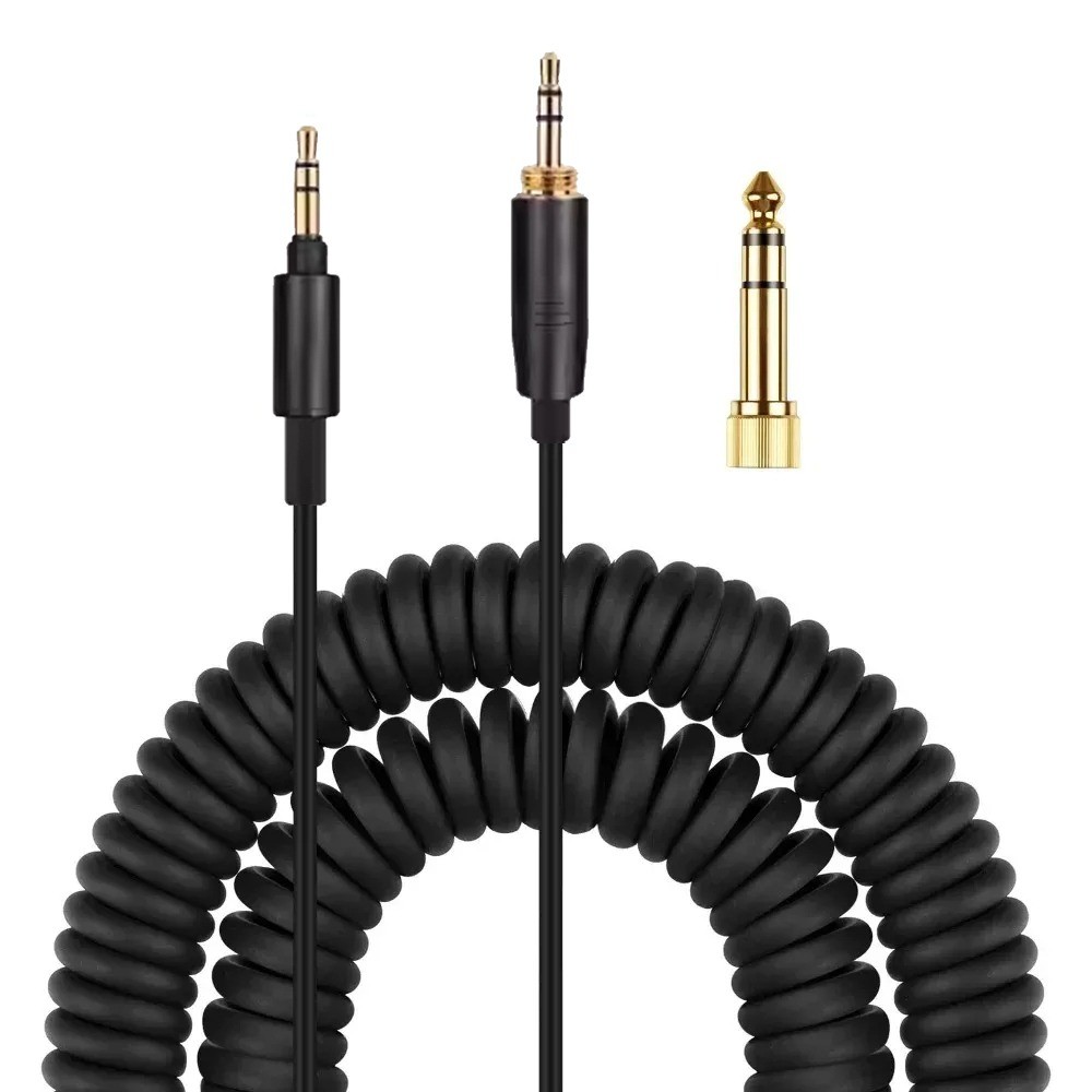 Replacement Spring Coiled 6.35mm Cable Extension Cord For Audio ...