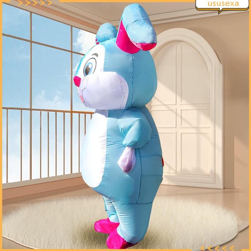 [Ususexa] Easter Bunny Inflatable Costume Cute for Adults Jumpsuit for ...
