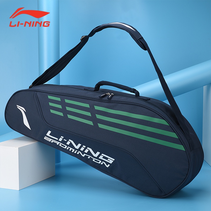 Li Ning Badminton Bag One-Shoulder Portable Men Women Style 2023 Summer ...