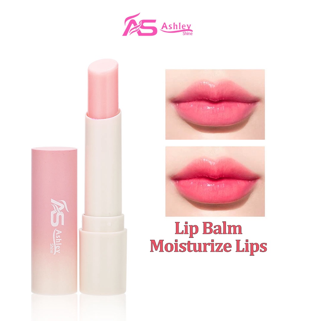 Ashley Shine Strawberry Lip Balm 2.8g Changing Color Lip Oil Essence Moisturize Lips Long Last ...