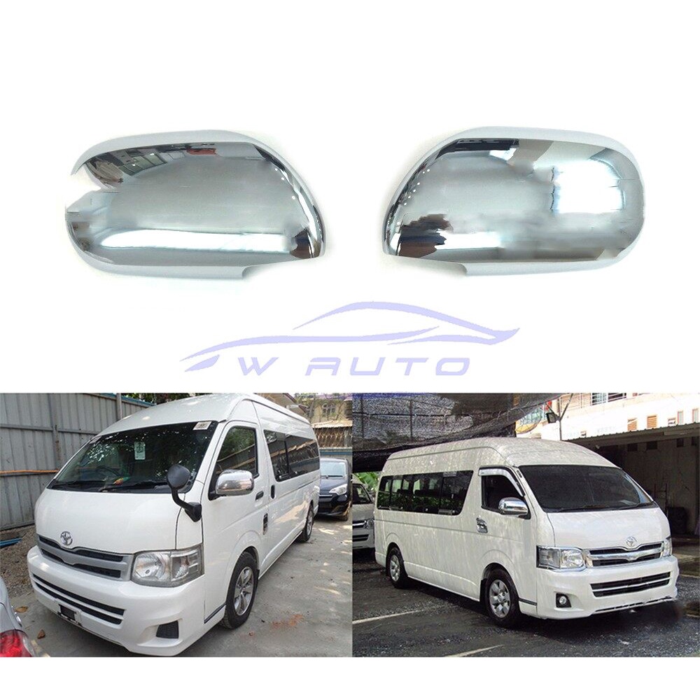 Oval Style Side Mirror Cover AUTO Van Toyota High Ace 2005-2018 Hiace ...