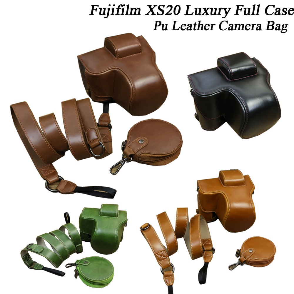 Fujifilm XS20 Luxury Leather Camera Bag Case Pouch For Fujifilm XS20 X ...