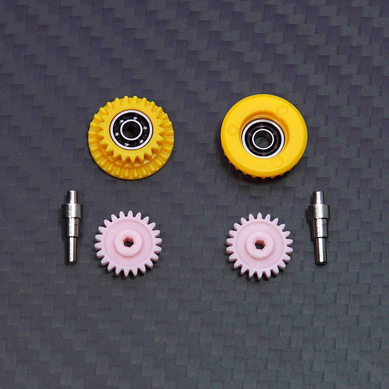 homemade tamiya mini 4wd racing car 15429 gears for MS MA MSL chassis 3 ...