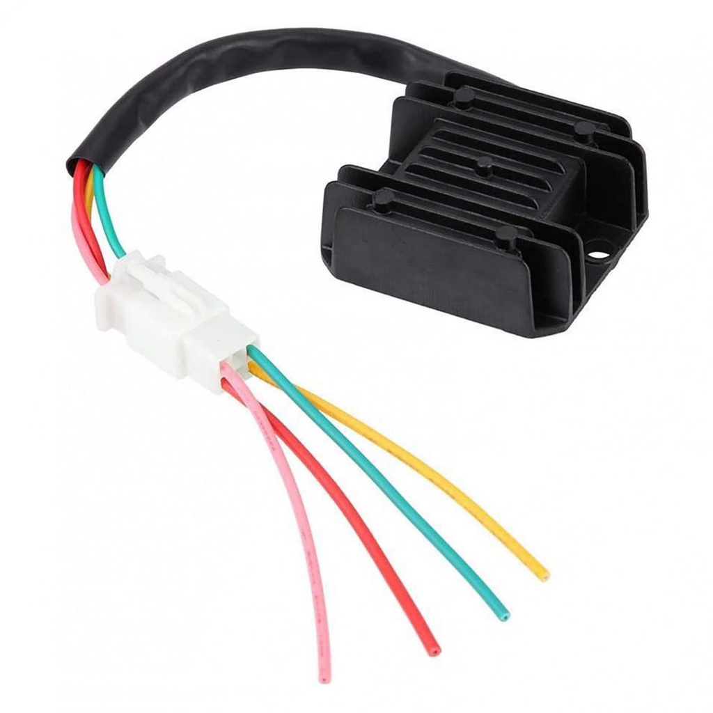 4 Wires 12V Regulator Rectifier 4 Pin Voltage Rectifier for GY6 125cc ...
