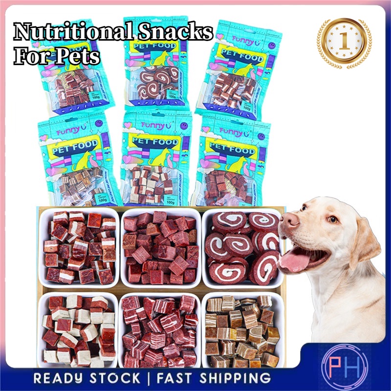 Dog Treat Chicken Cheese Cube Beef Cube Beef Stick 100g Nutritional Pet ...
