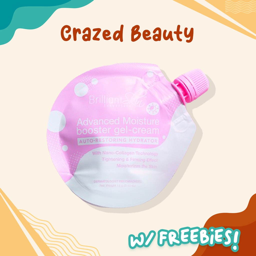 Brilliant Skin Advanced Moisture Booster Gel-Cream 13g Sachet | Shopee ...