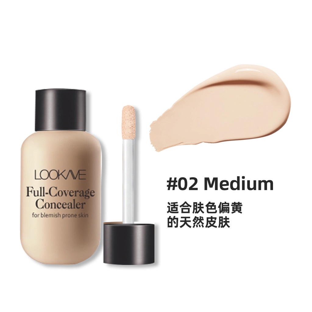Matte Liquid Concealer Waterproof Makeup Face Foundation Cream Cover ...