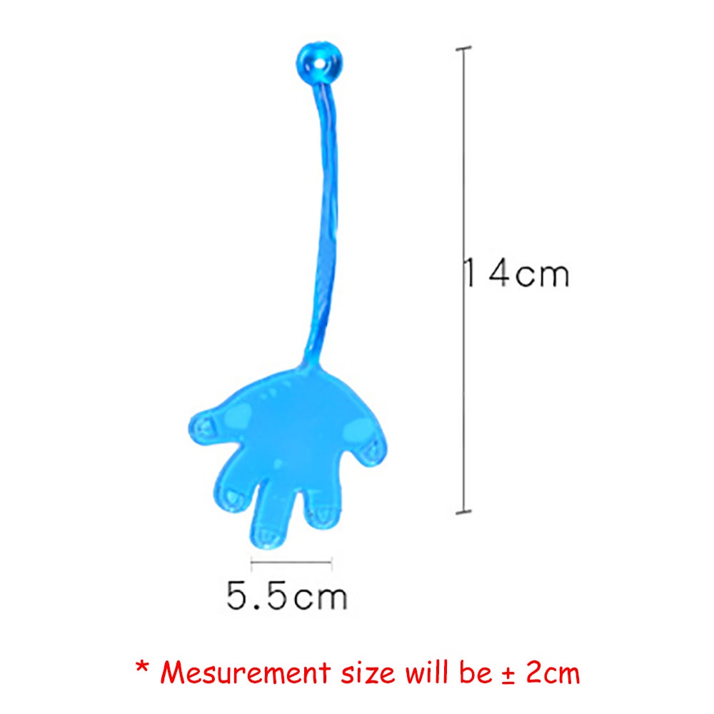 Retractable sticky palms/wall climbing prank toys/elastic retractable ...